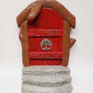 Handmade Fairy Door, Handmade Fae Door, Fairy Portal, Fairy Garden Door ...