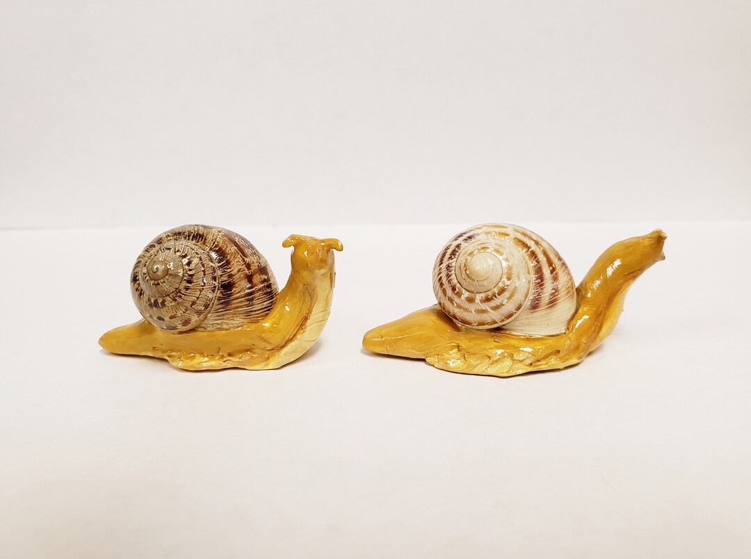 Miniature Snails, Handmade Snails, Fairy Garden Snails, Fairy Garden ...