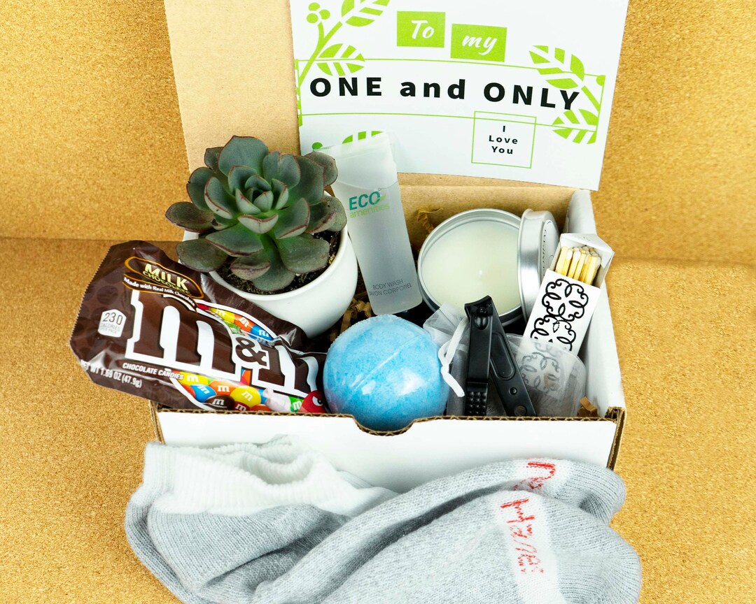 Man Gift Box. Gift Box for Men. One and Only. Gift for Him. Succulent ...