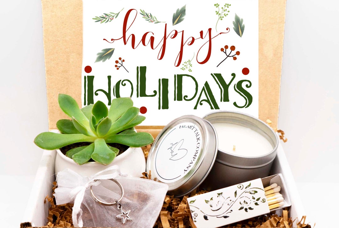 CHRISTMAS GIFT BOX. Happy Holiday. Merry Christmas. Holiday Gift Box ...