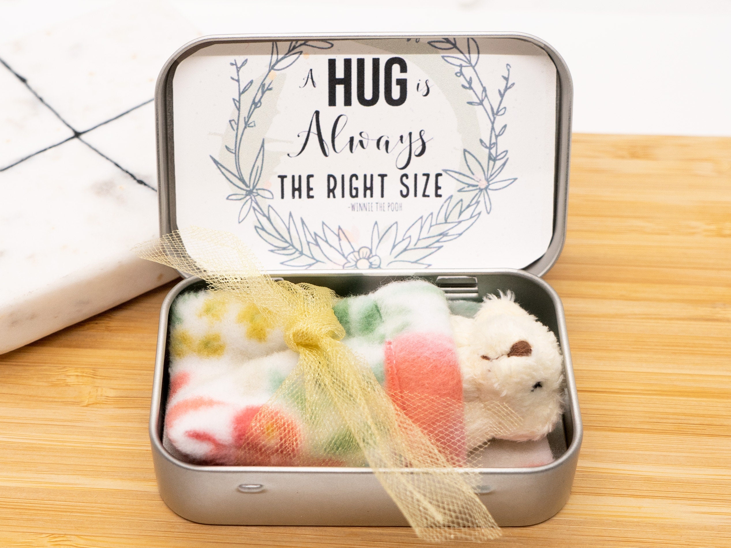 Teddy Bear Hug in a Tin. Teddy Bear in a Box. Teddy Bear. - Etsy