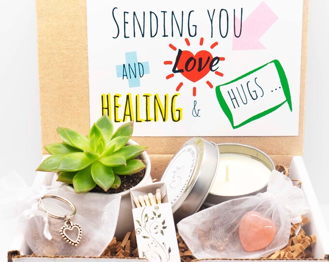 HEALING VIBES. Sending You Love, Healing and Hugs. Care Package. Gift ...