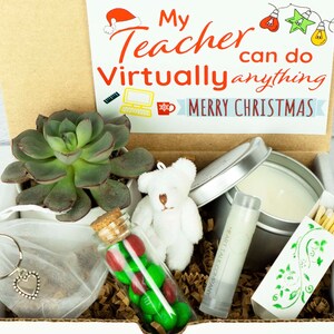 TEACHER CHRISTMAS GIFT. Holiday Gift Box. Virtual Learning. Live ...