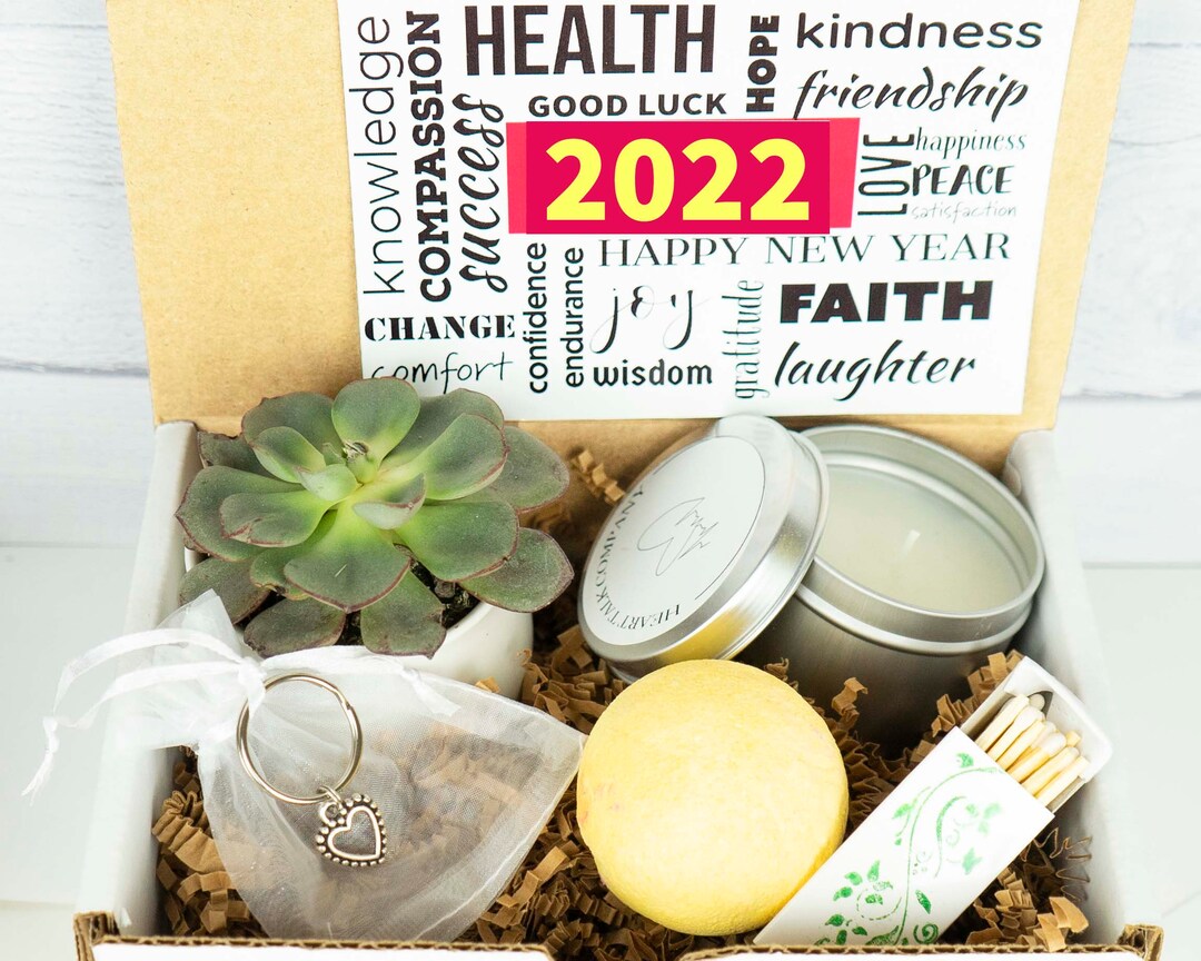 2022. Happy New Years. New Years Gift Box. 2022 Gift Box. New Year Care ...