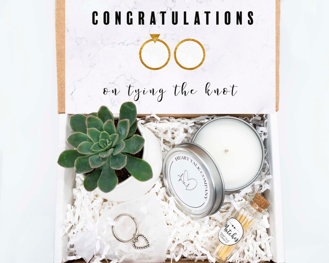 WEDDING GIFT BOX. Tying the Knot. Congrats on Tying the Knot. Marriage ...