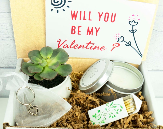 Will You BE MY VALENTINE? Valentines Care Package. Be Mine. Valentines ...
