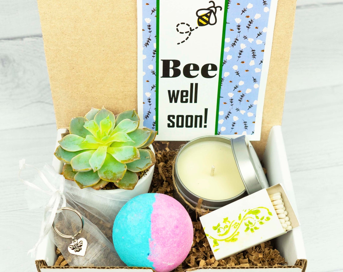 BEE WELL SOON. Care Package. Positive Vibes. Get Well Gift. - Etsy