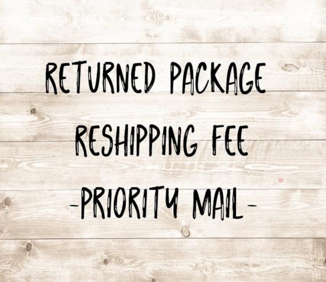 RESHIP RETURNED PACKAGE - Etsy