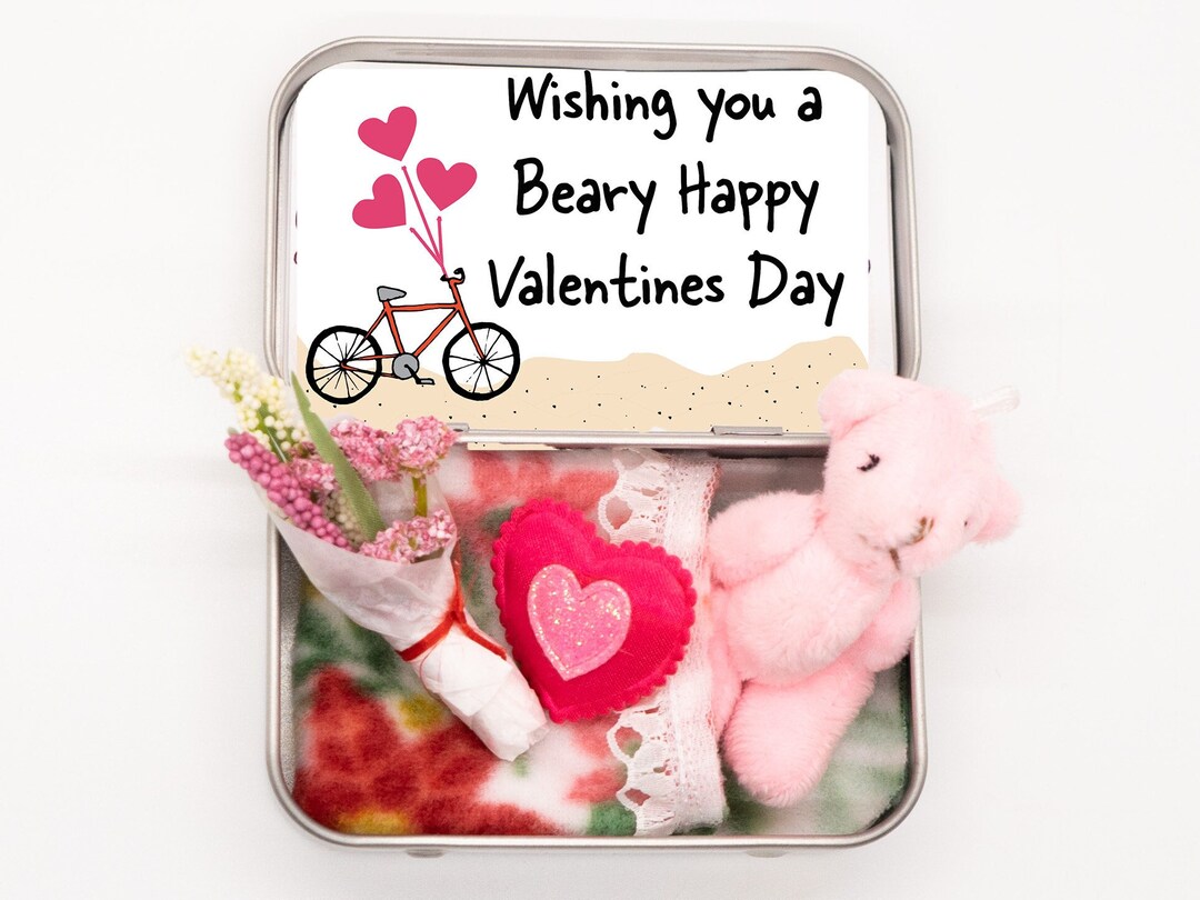 Teddy Bear Hug in a Tin. Valentine Hugs.beary Happy Valentines ...