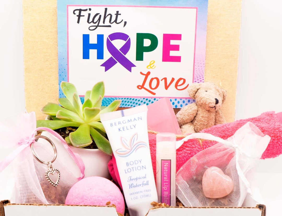 BREAST CANCER GIFT Box. Cancer Patient. Healing Stone. You Are Strong ...