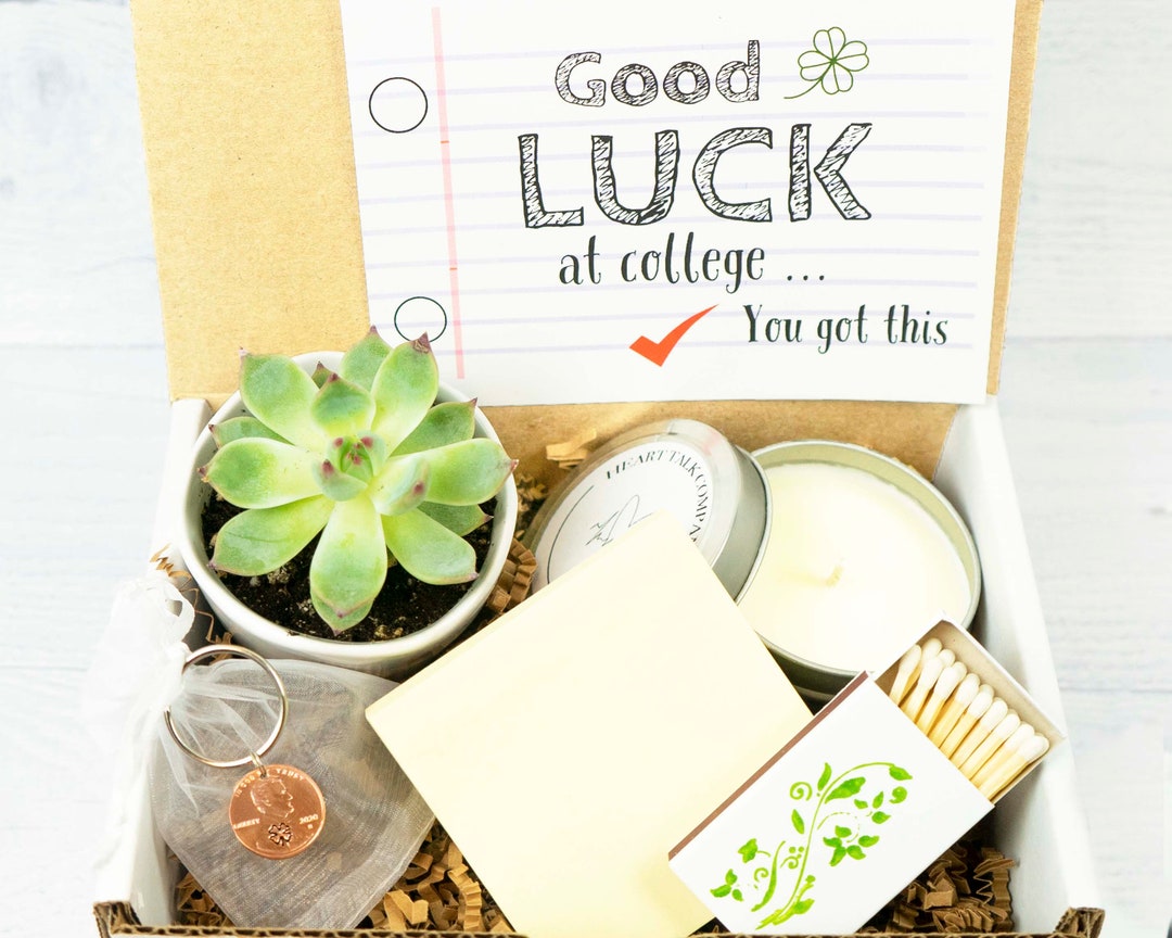 COLLEGE GIFT. College Student Gift Box. REAL Penny. Note Pad. College ...