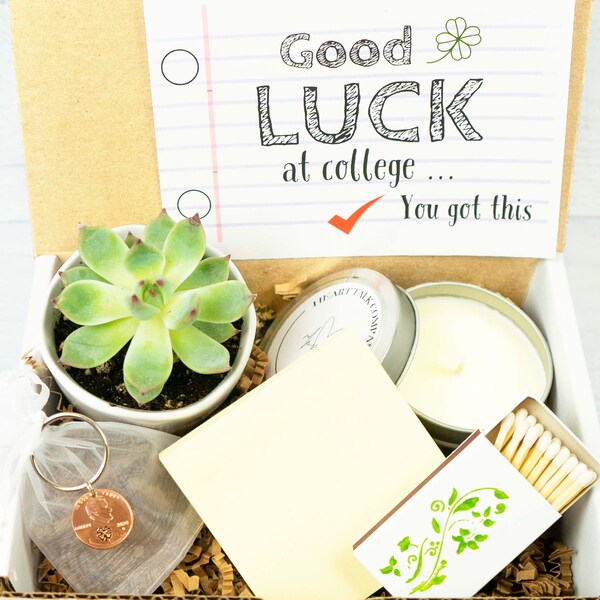 College Gift Basket - Etsy