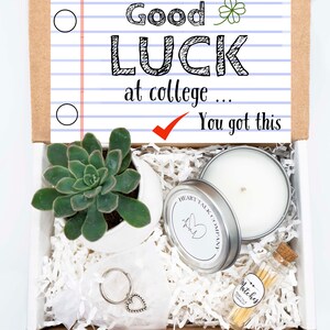 COLLEGE GIFT. College Student Gift Box. REAL Penny. Note Pad. College ...