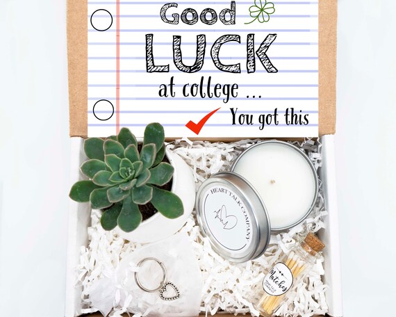 COLLEGE GIFT. College Student Gift Box. REAL Penny. Note Pad. | Etsy