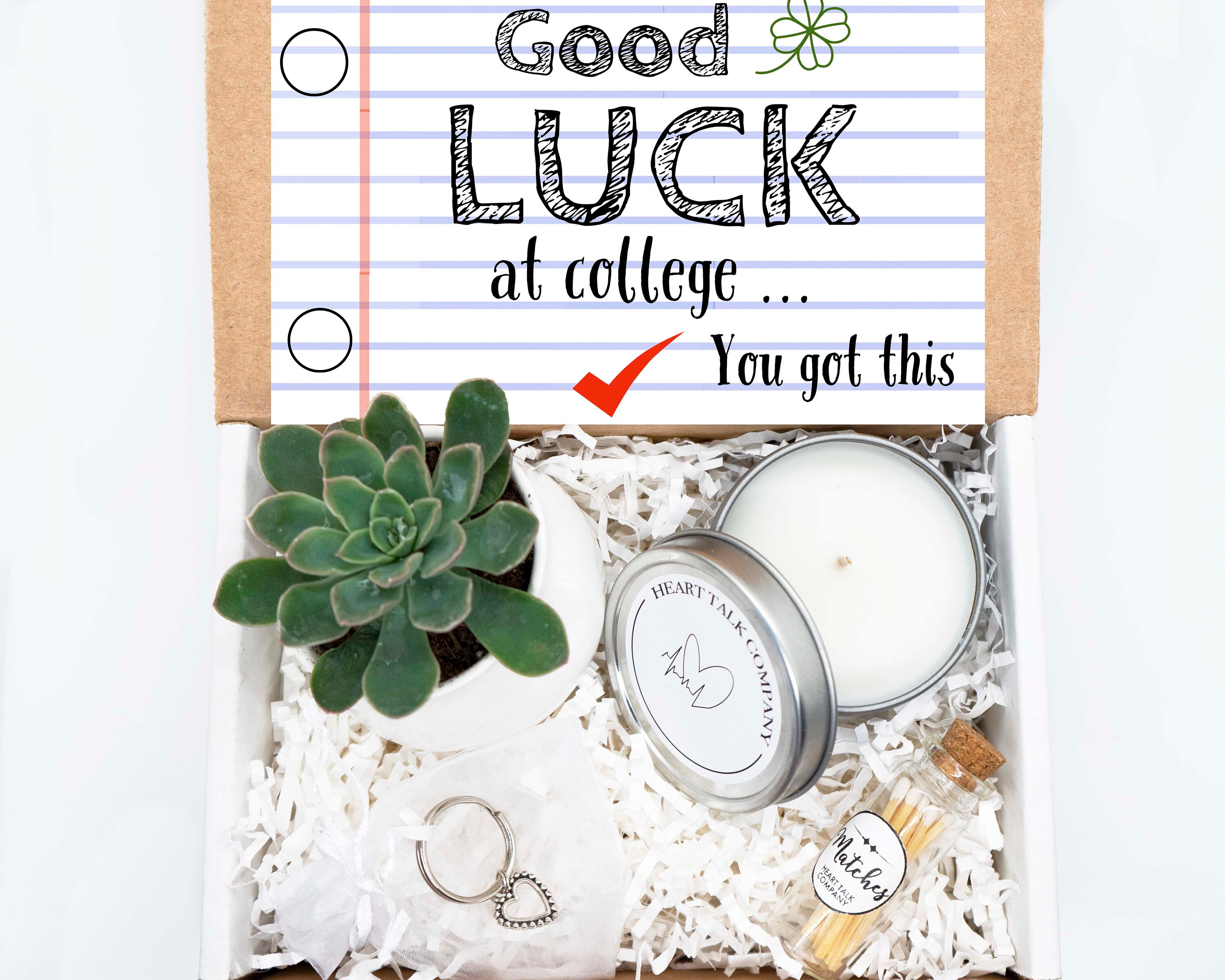 COLLEGE GIFT. College Student Gift Box. REAL Penny. Note Pad. | Etsy