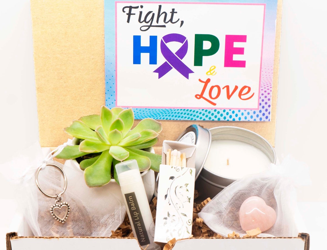 CANCER GIFT BOX. Cancer Patient. Healing Stone. You are | Etsy