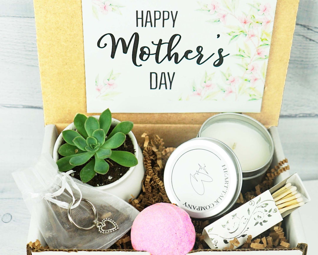 HAPPY MOTHERS DAY. Live Succulent. Succulent Gift Box. Mother's Day ...