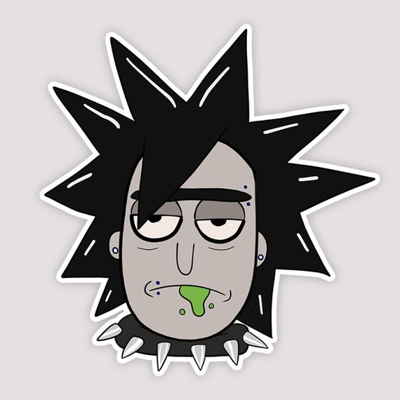 Emo Rick Fan Art Art Sticker | Etsy