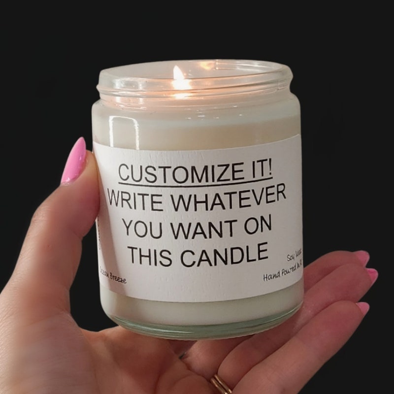 Personalized Candles - Etsy
