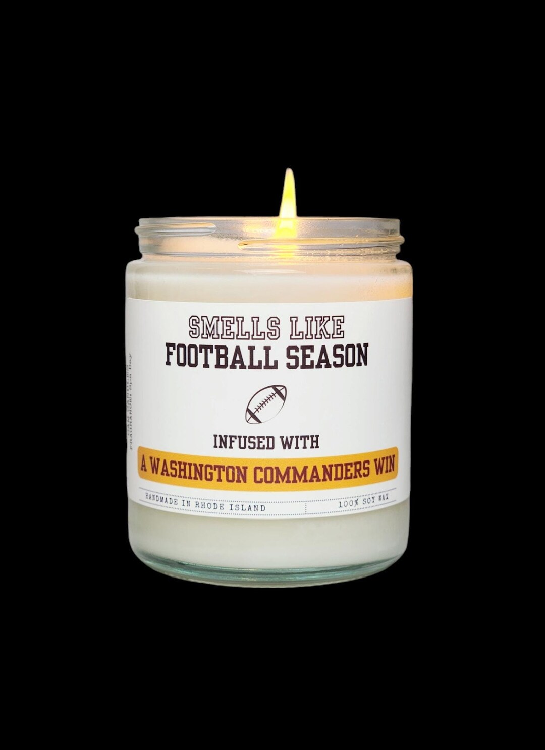 Washington Commanders Football Gift | NFL Candle | Commanders Game Day ...