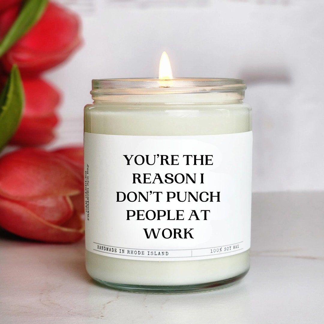 Coworker Candle Funny Candle for Friend Candle for Coworker Birthday ...