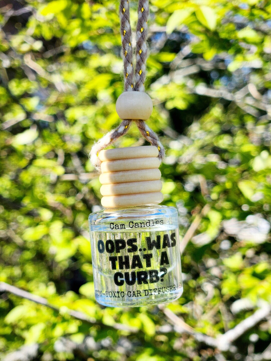 Oops.. Was That A Curb Funny Hanging Diffuser Funny Car Diffuser Cute ...