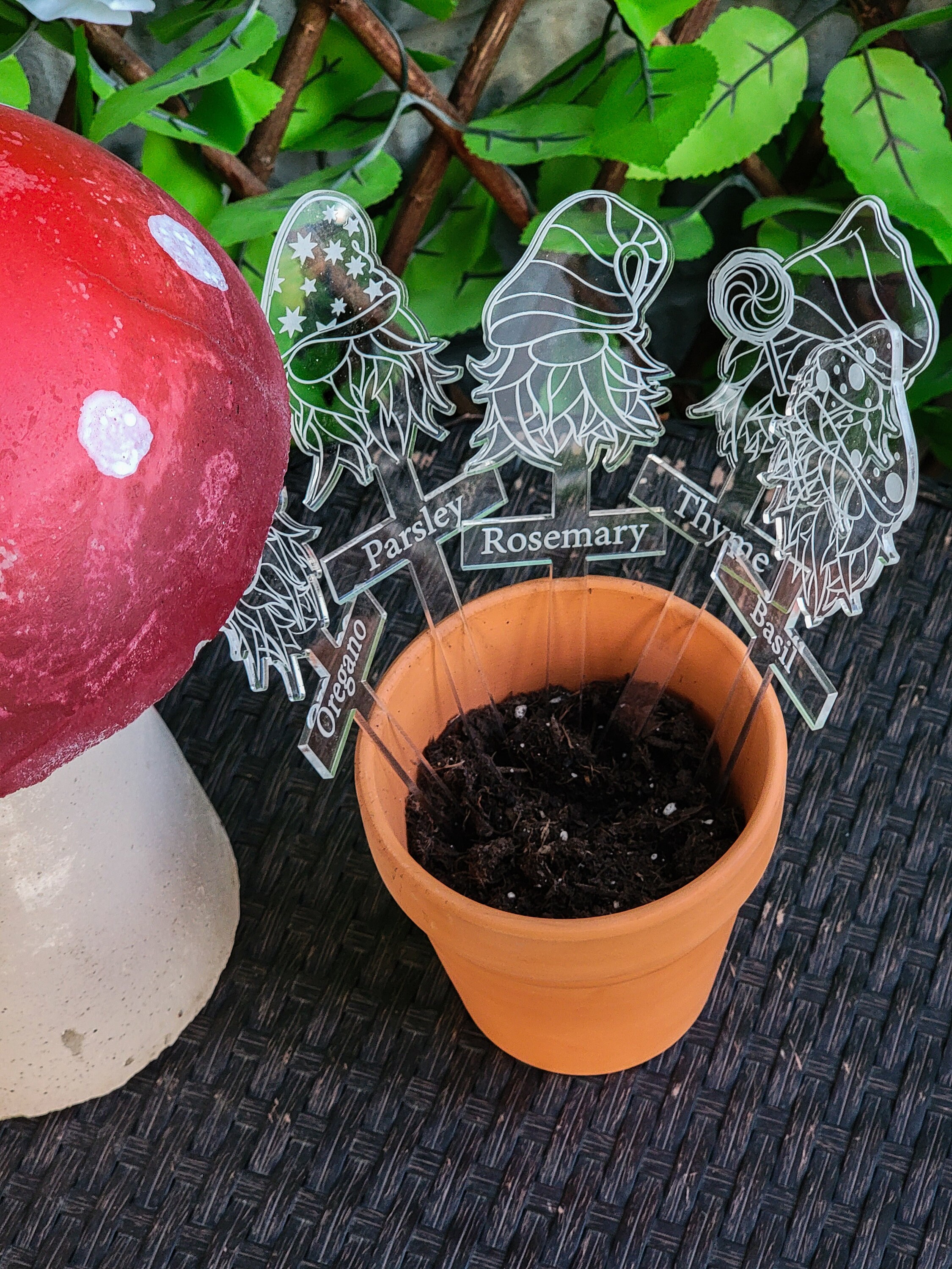 Plant Labels, Garden Gnomes, Yard Art, Gnome Lovers, Digital File ...