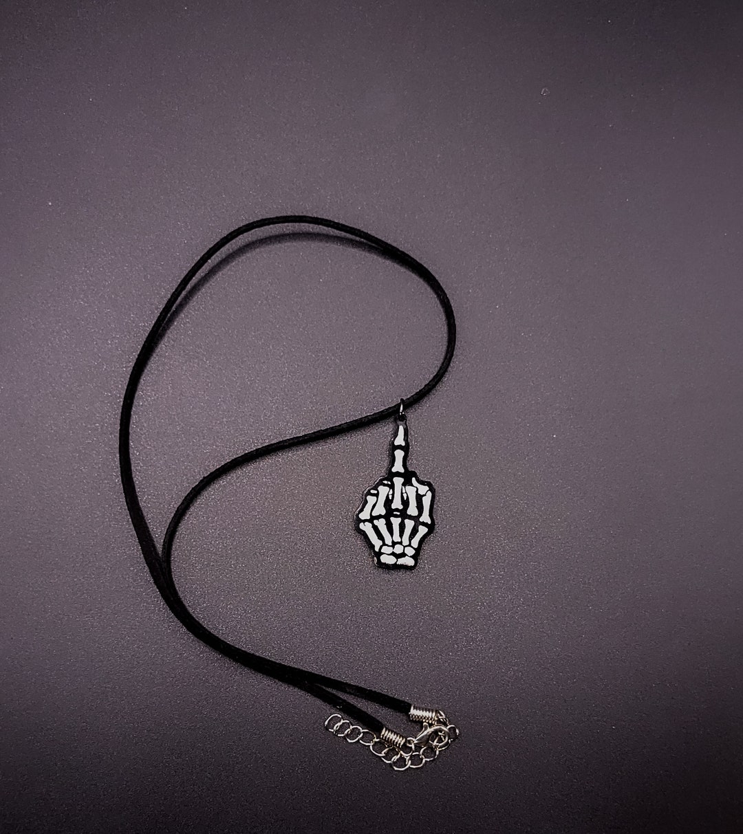 Skeleton Middle Finger, FU, Sign Language, Gothic Gifts, Statement ...