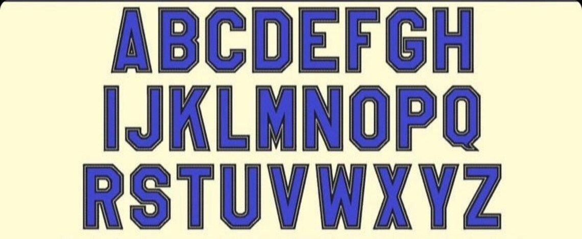 Letter Patches - Etsy