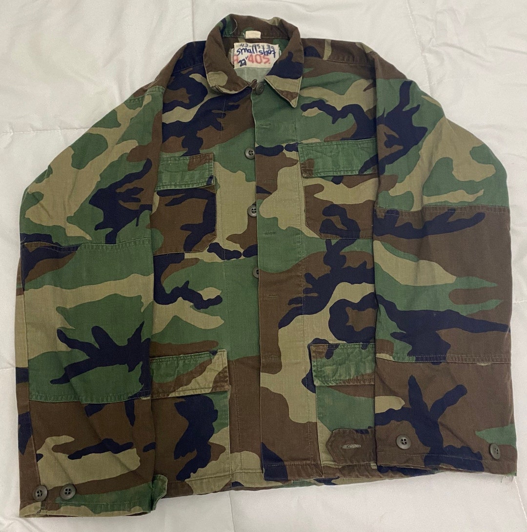 Small Short Vintage BDU Jacket - Customizable With 5 Patches - Etsy