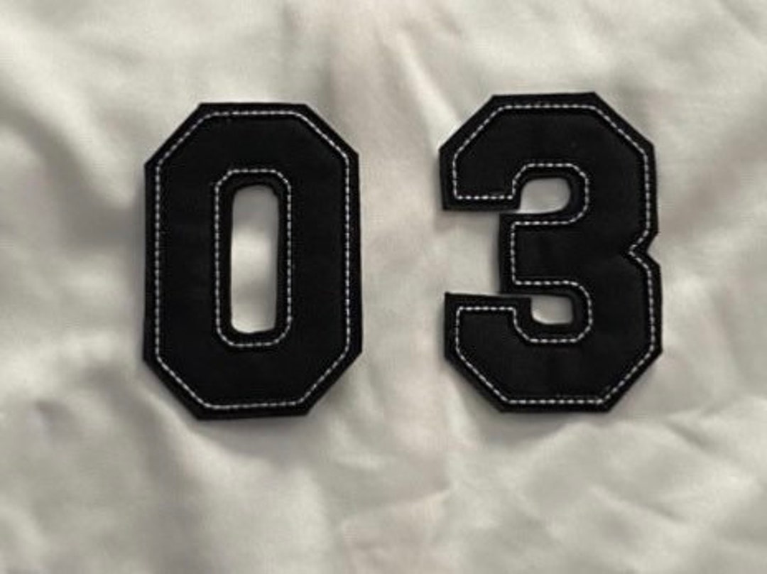 Number Patches - Etsy
