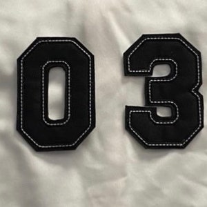 Number Patches - Etsy