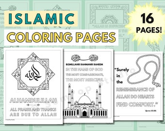 Islamic Coloring Pages Printable