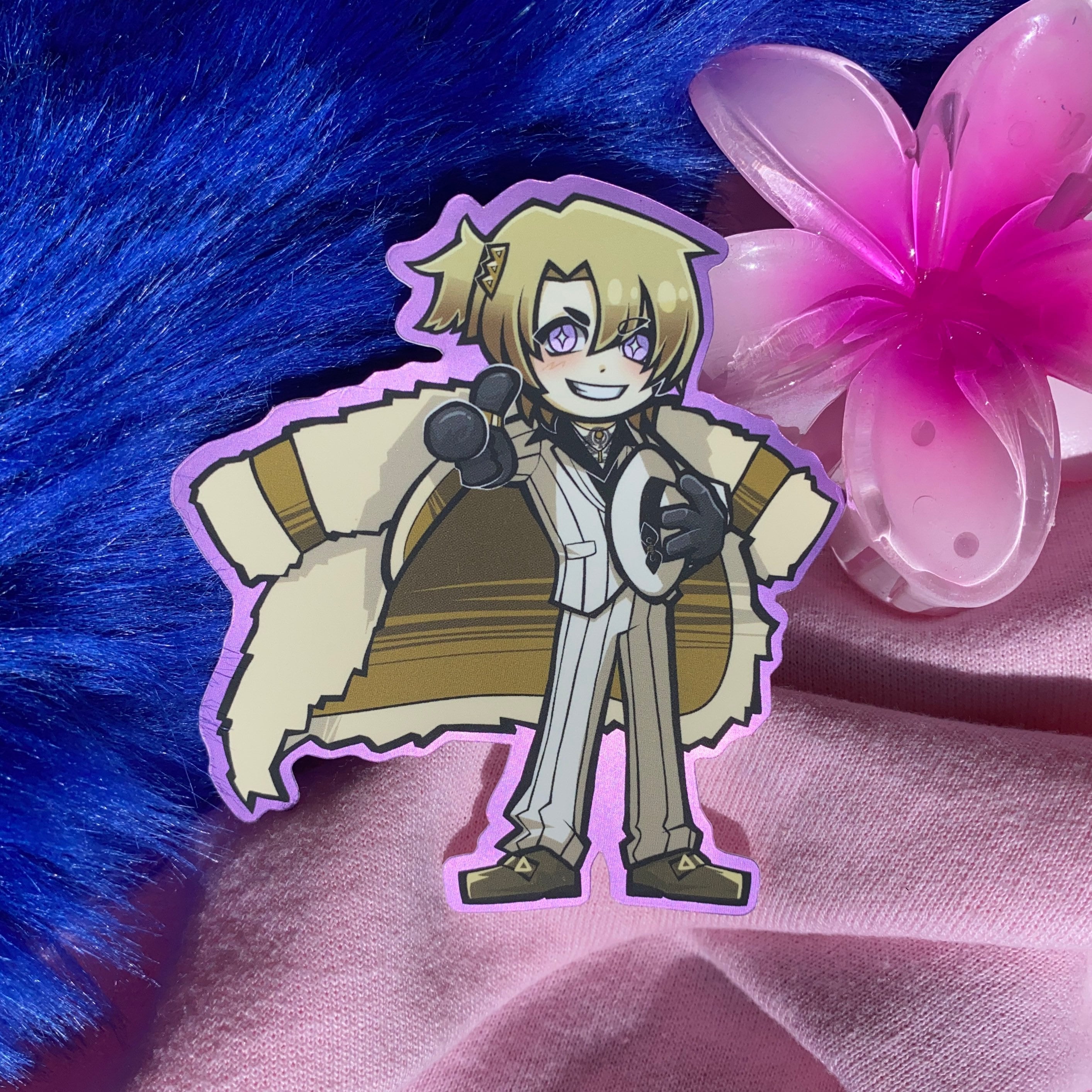 Nijisanji EN Luxiem Luca Kaneshiro Matte Metallic Sticker - Etsy