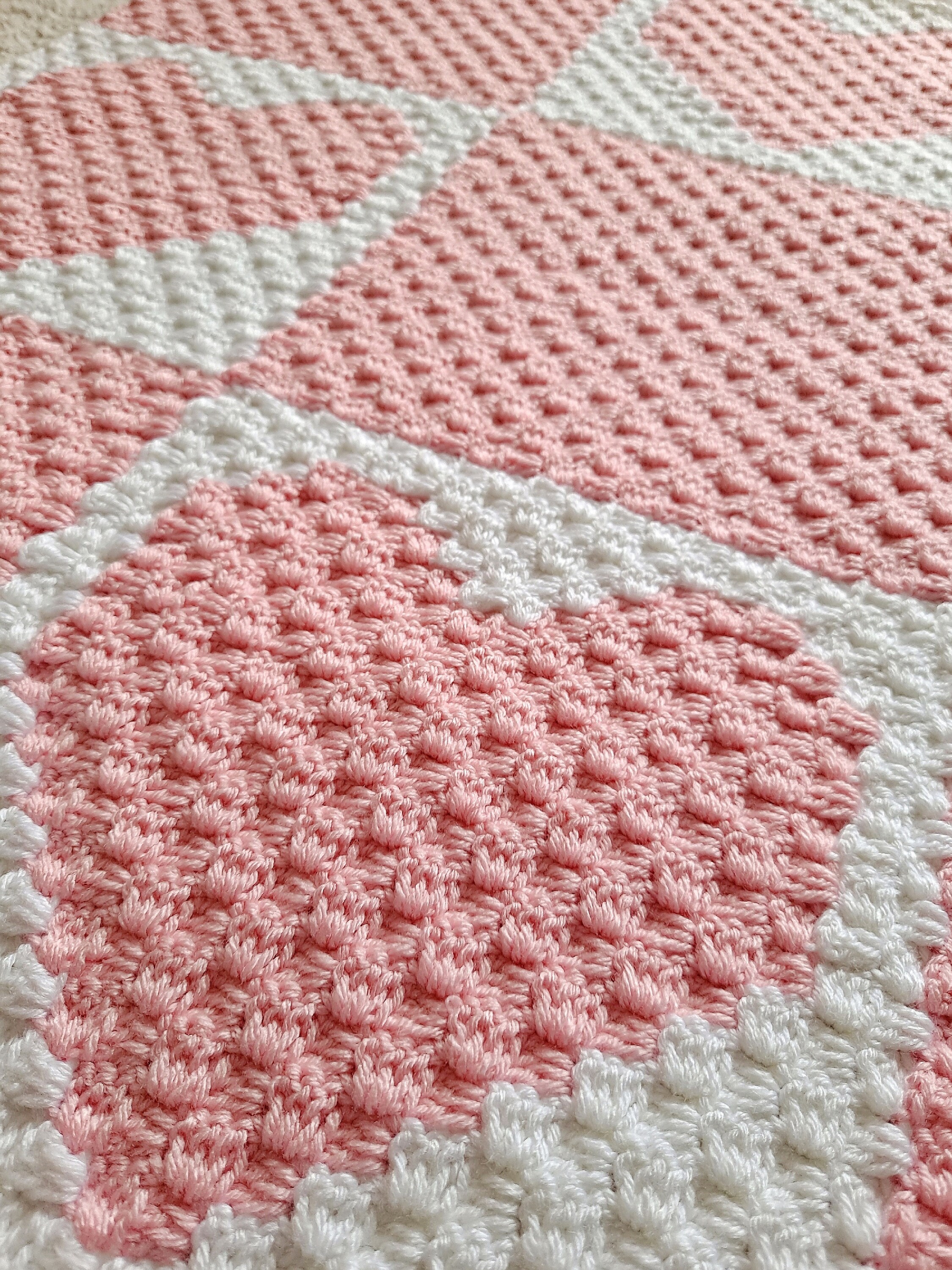 Crochet Pattern Heart C2C Baby Blanket, Crochet Pattern Graph ...