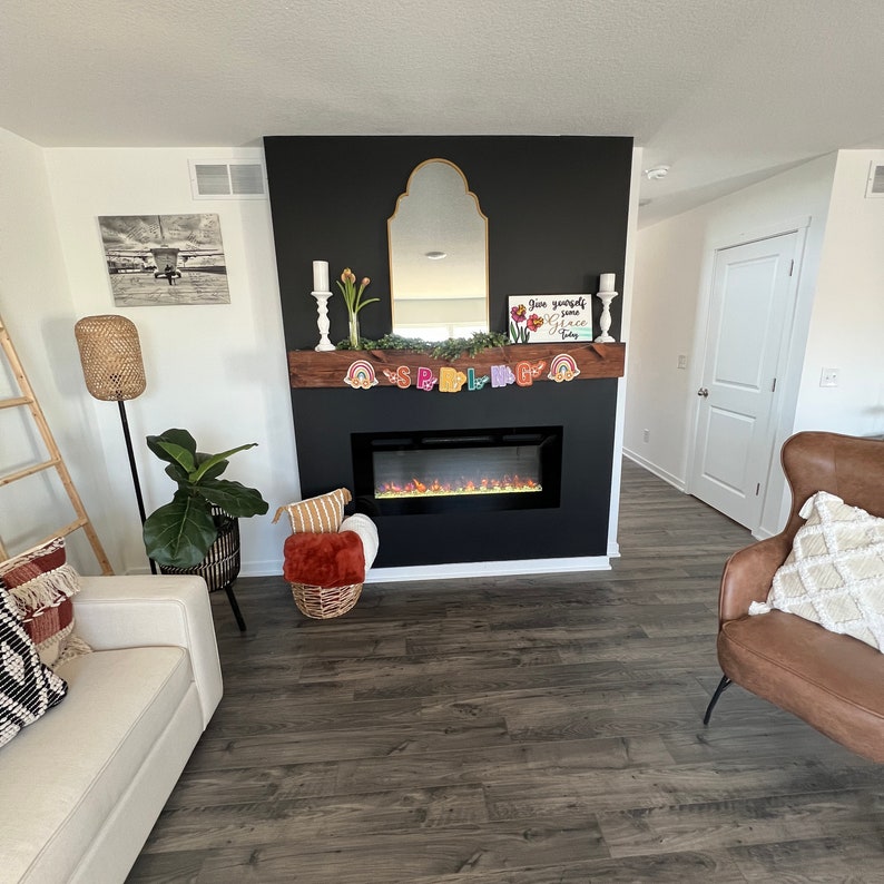 Spring Floral Banner Laser Cut File Laser Spring Banner Svg | Etsy