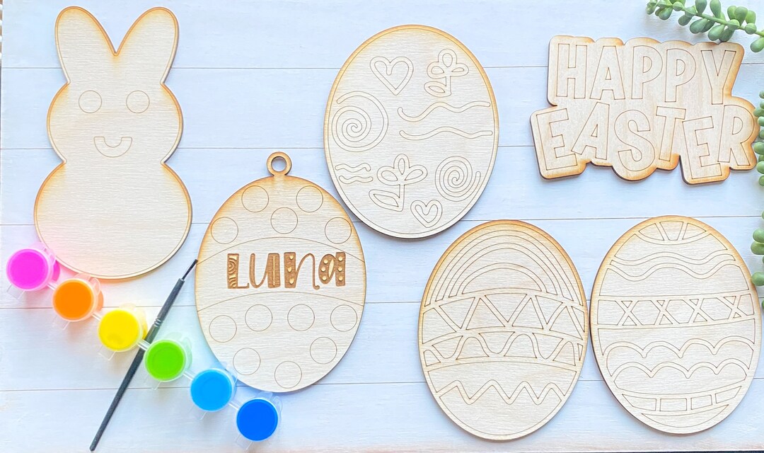 Easter DIY Kit Laser Cut File, Easter DIY Kit Sublimation File, Easter ...