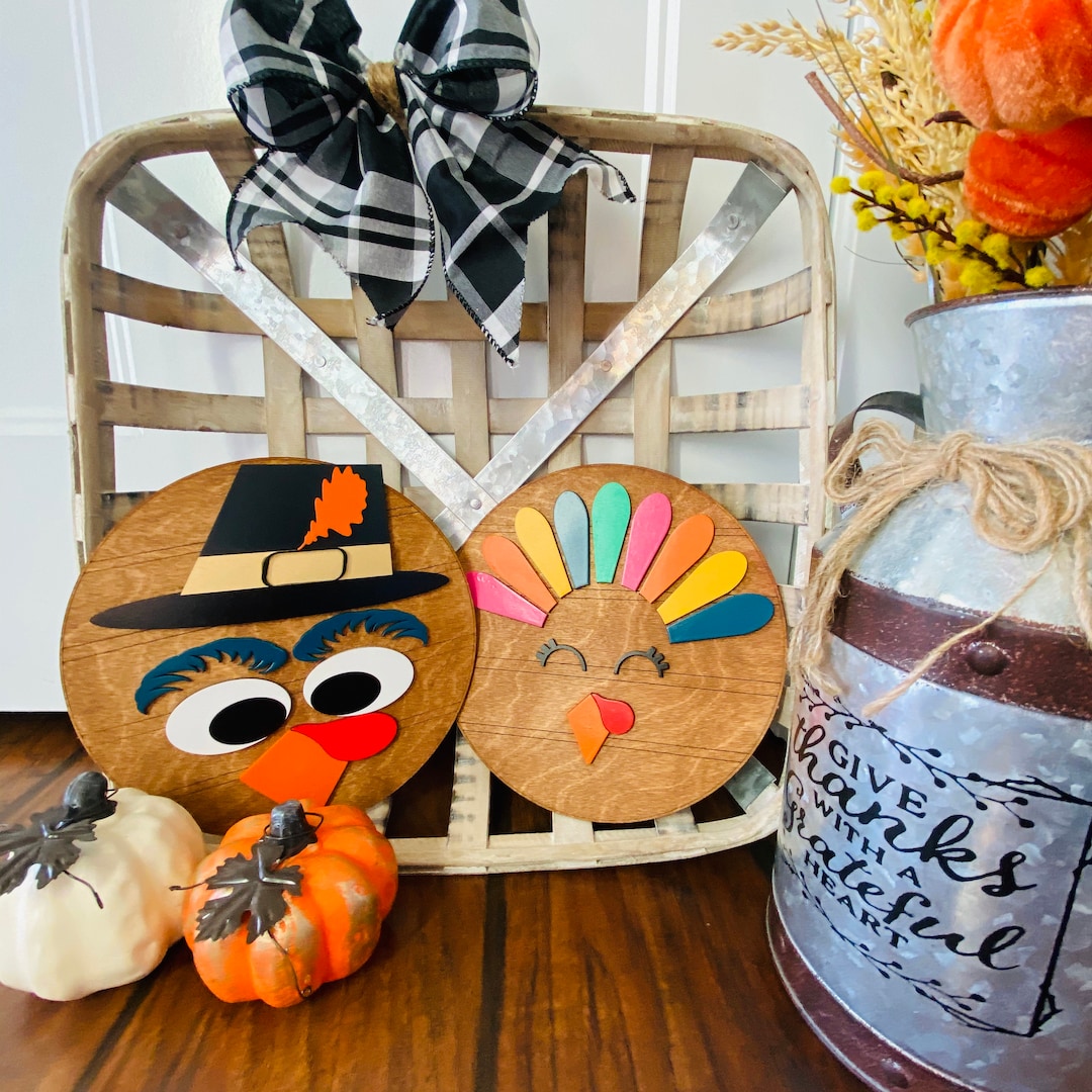 Cute Turkey Shiplap Circle Sign, Turkey Shiplap Sign, Turkey Bundle ...