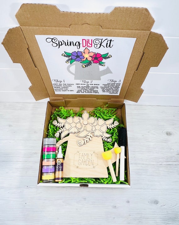 Spring DIY Kit With Instructions Letter Included Cut File - Etsy