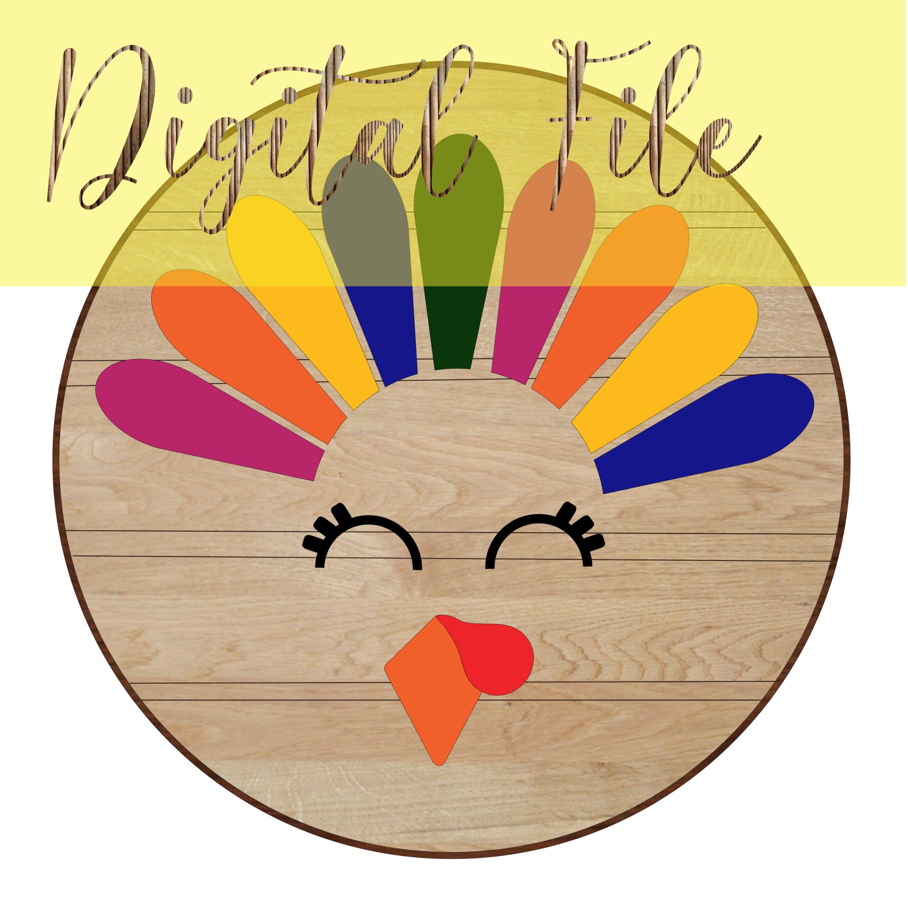 Cute Turkey Shiplap Circle Sign Turkey Shiplap Sign Turkey - Etsy