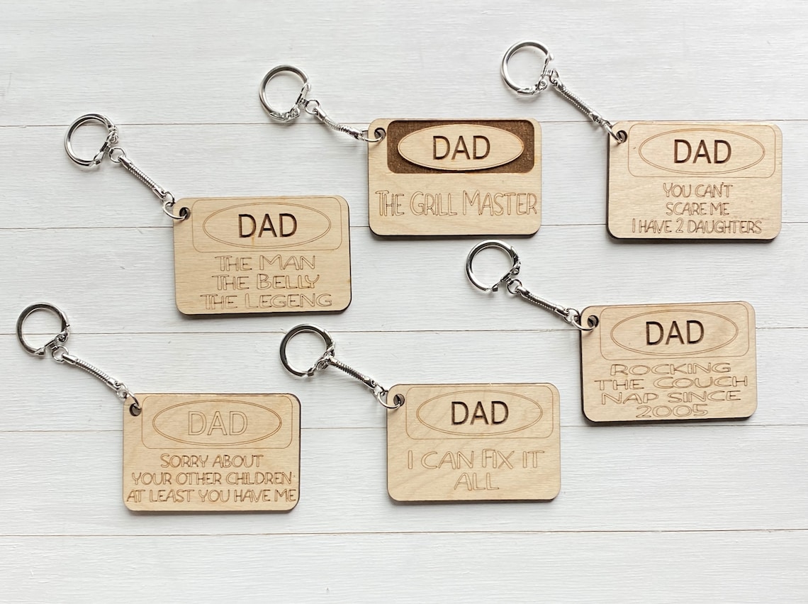 Fathers Day Keychains, Funny Dad Joke Keychains, Dad Keychains, Dad ...
