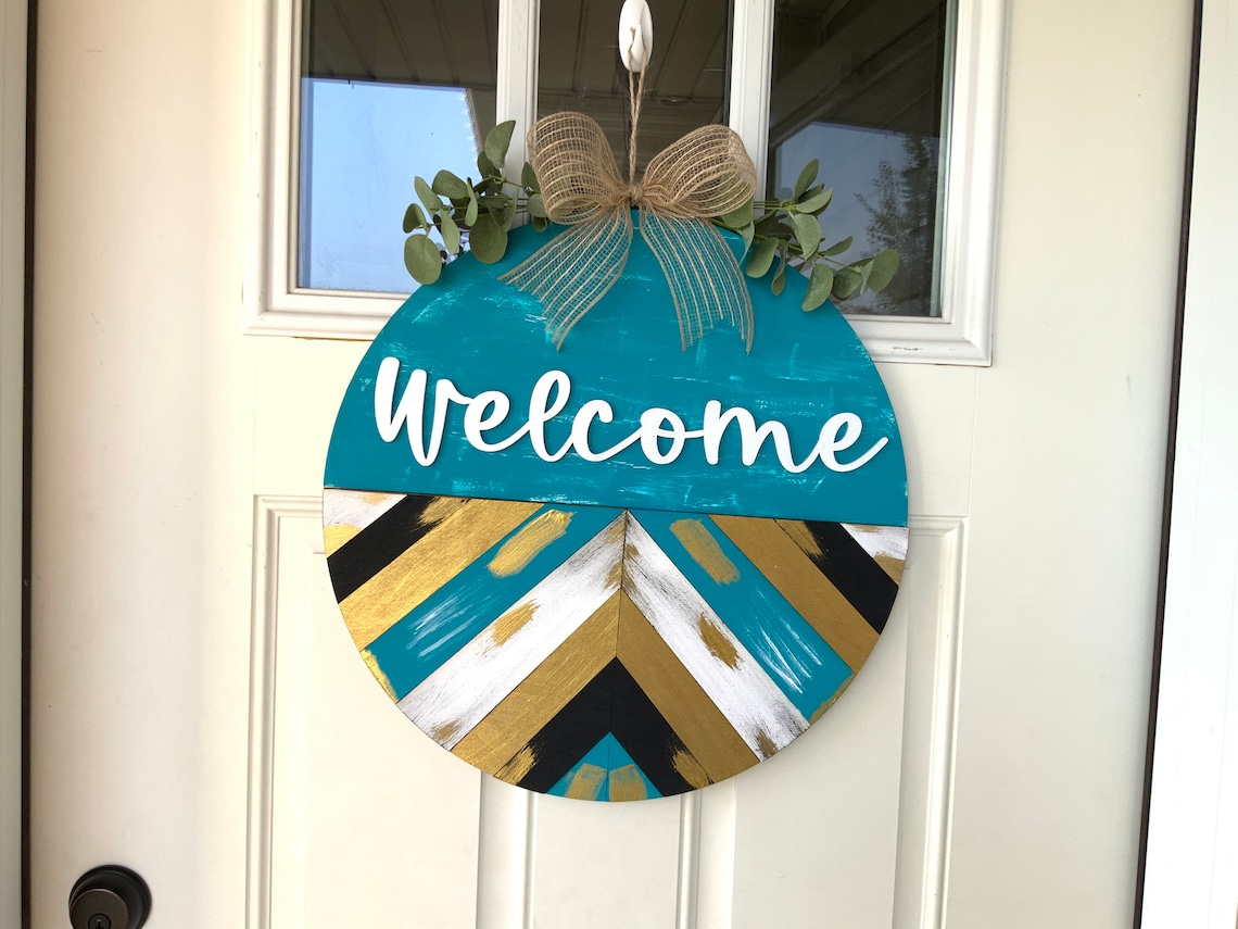 Welcome Quilt Sign. Circle Quilt Sign Laser Cut File Welcome | Etsy