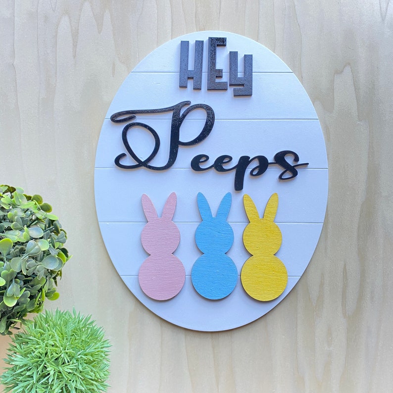 Hey Peeps Digital File Hey Peeps Laser Cut File Hey Peeps - Etsy