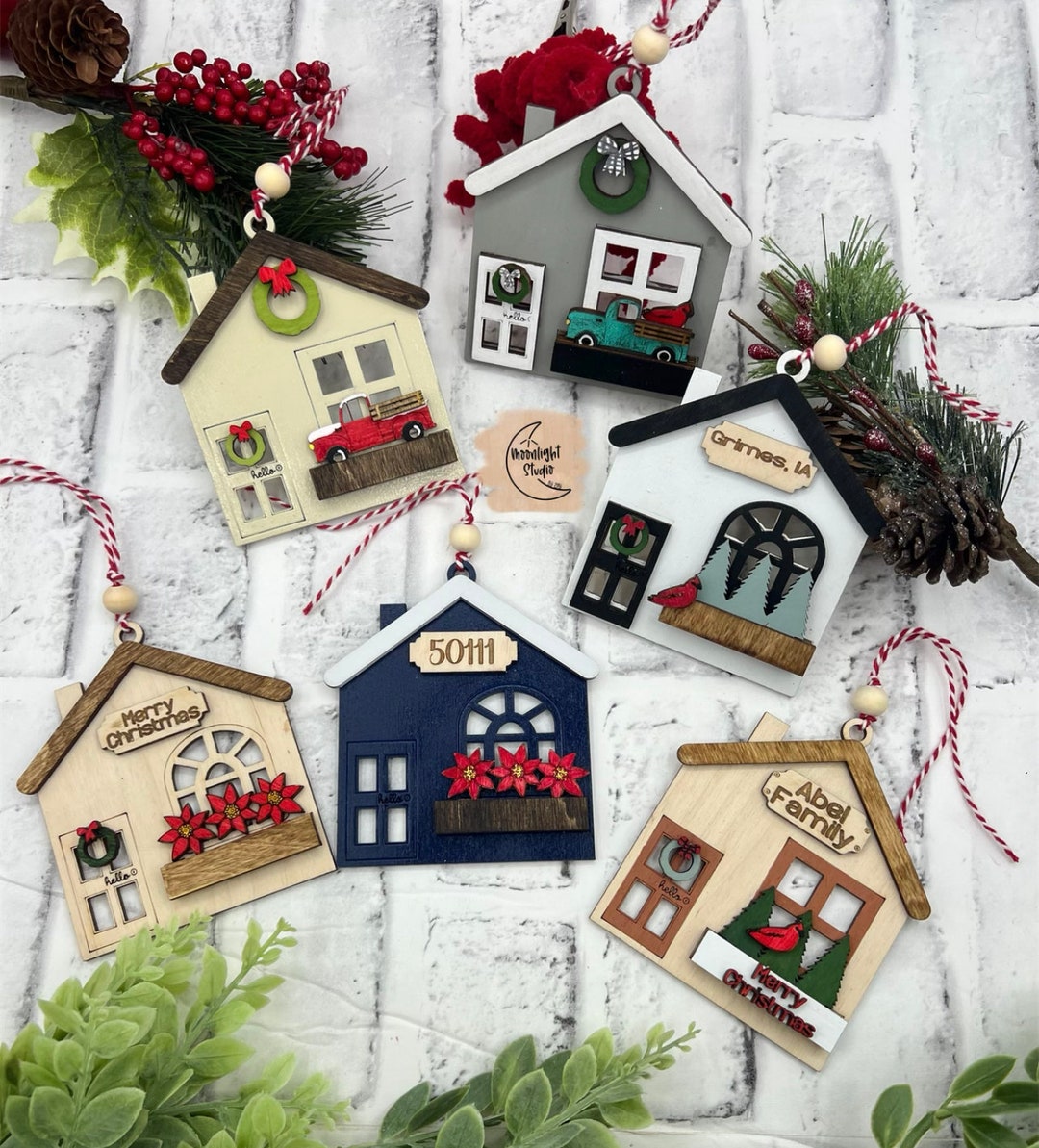 Home Window Flower Box Ornaments SVG, Personalized Home SVG, Laser Cut ...