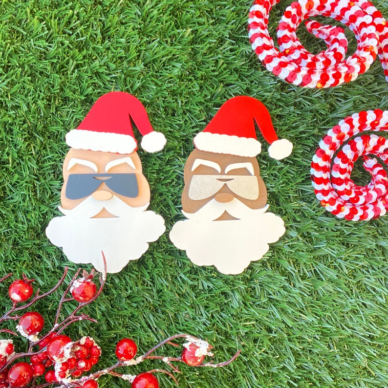 Cool Santa, Naughty Santa, Laser Cut Santa, Laser Cut Cool Santa, Laser ...