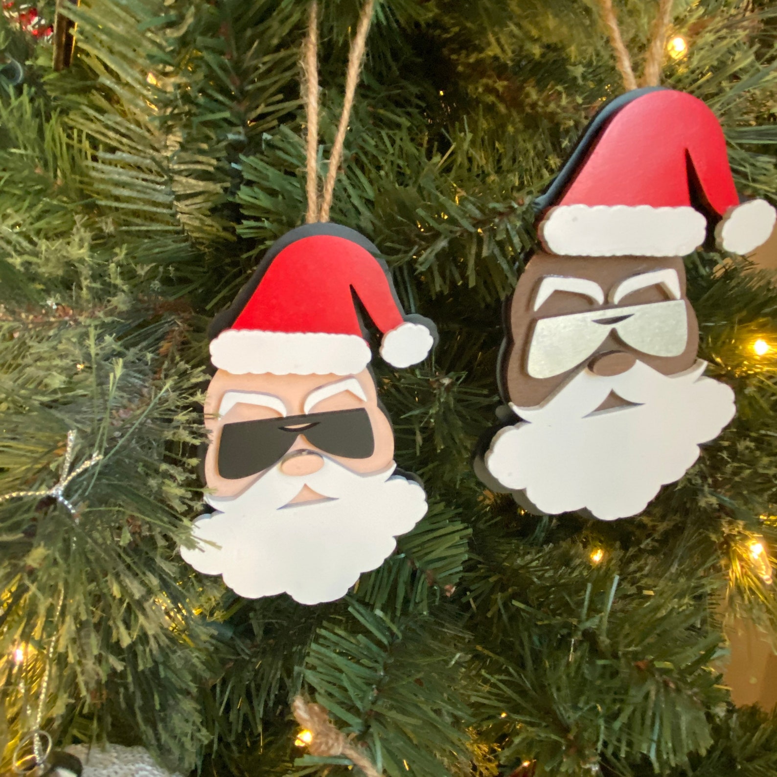 Cool Santa Naughty Santa Laser Cut Santa Laser Cut Cool - Etsy