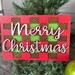 Buffalo Plaid Welcome Sign Laser Cut File Buffalo Plaid Merry - Etsy
