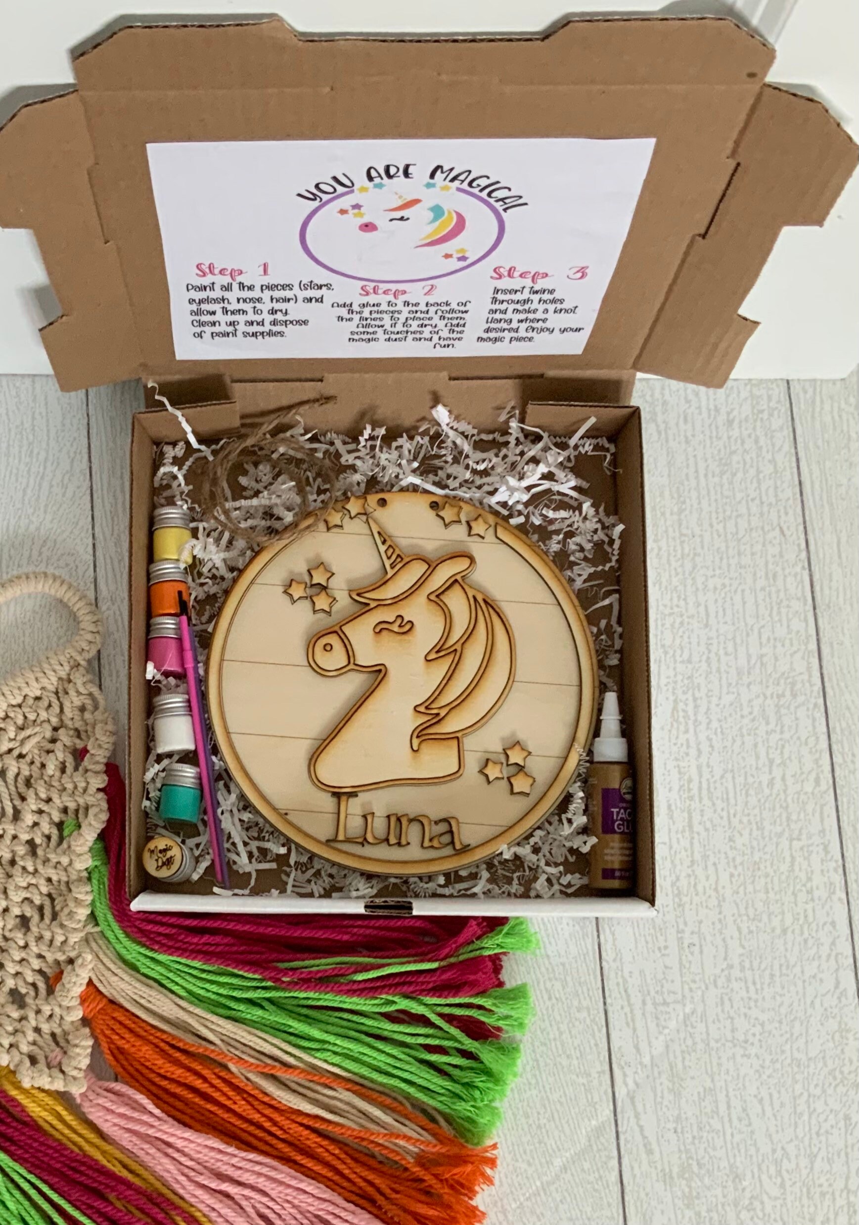 Digital File DIY Unicorn Kit Unicorn Paint Kit Unicorn - Etsy