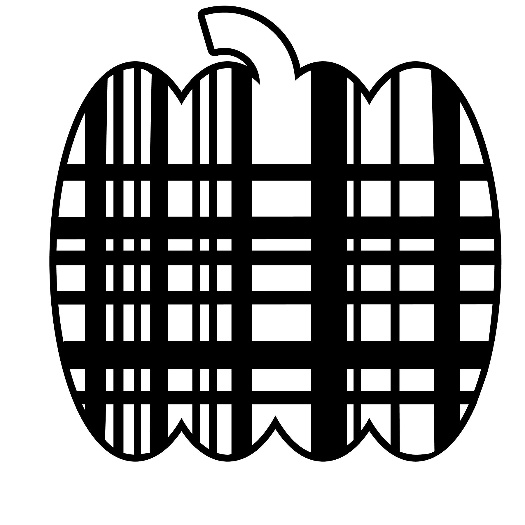Plaid Pumpkin Laser Cut File Plaid Pumpkin Svg File Thankful - Etsy