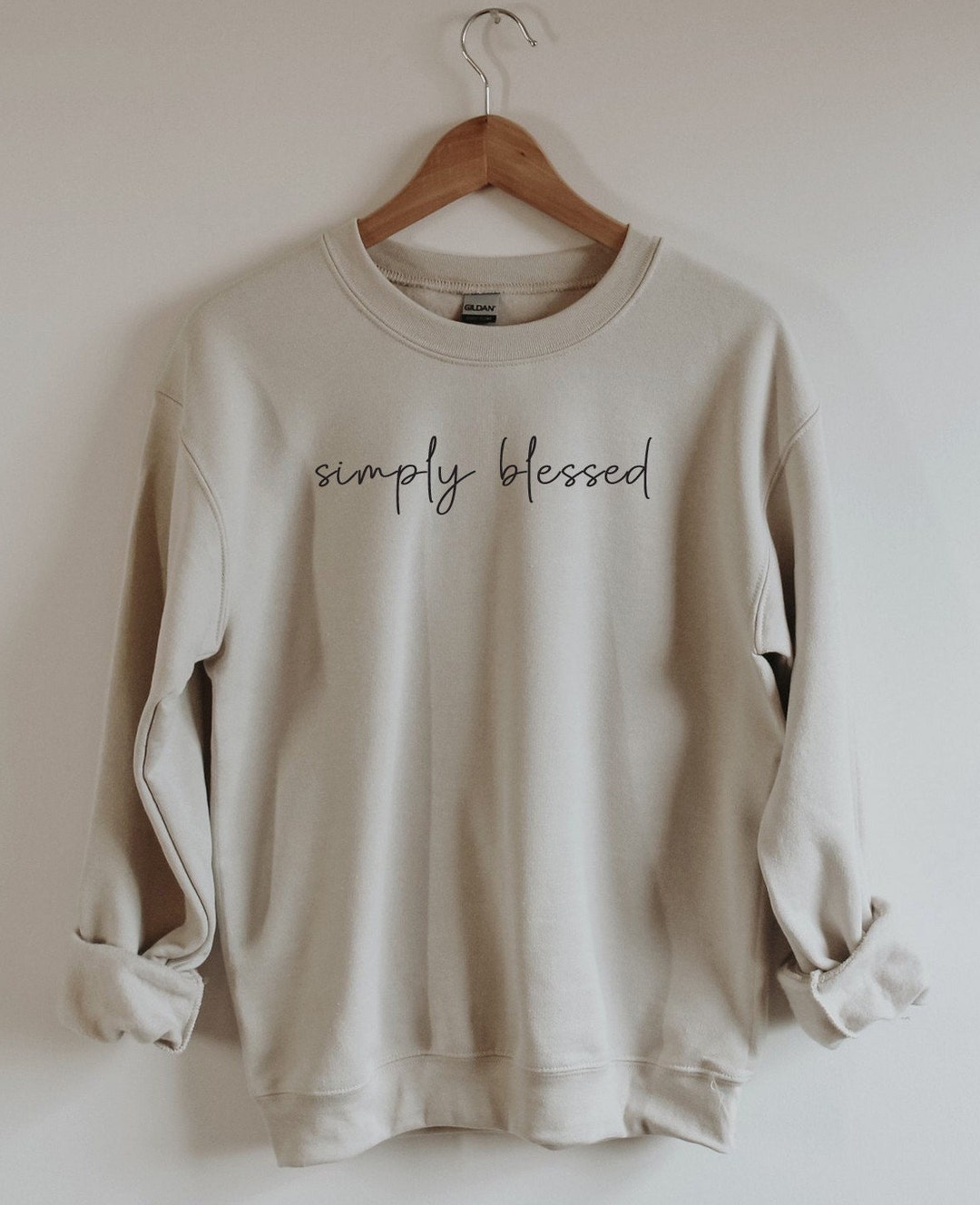 Simply Blessed Sweatshirt , Inspirational T-shirt , Mom Shirt ...